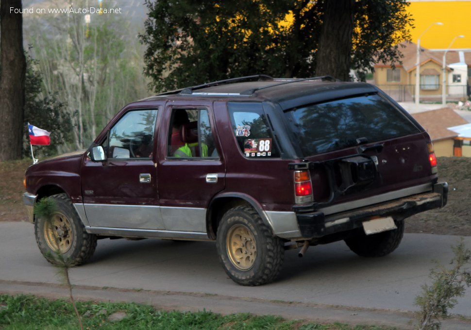 Isuzu Rodeo 2.6 i S (120 Hp) 1996 Teknik Özellikleri – ekıyasla